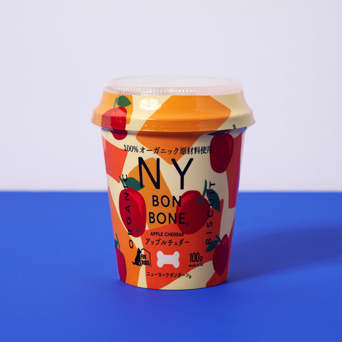 NY BON BONE アップルチェダー カップ 100g — DOG SUITE